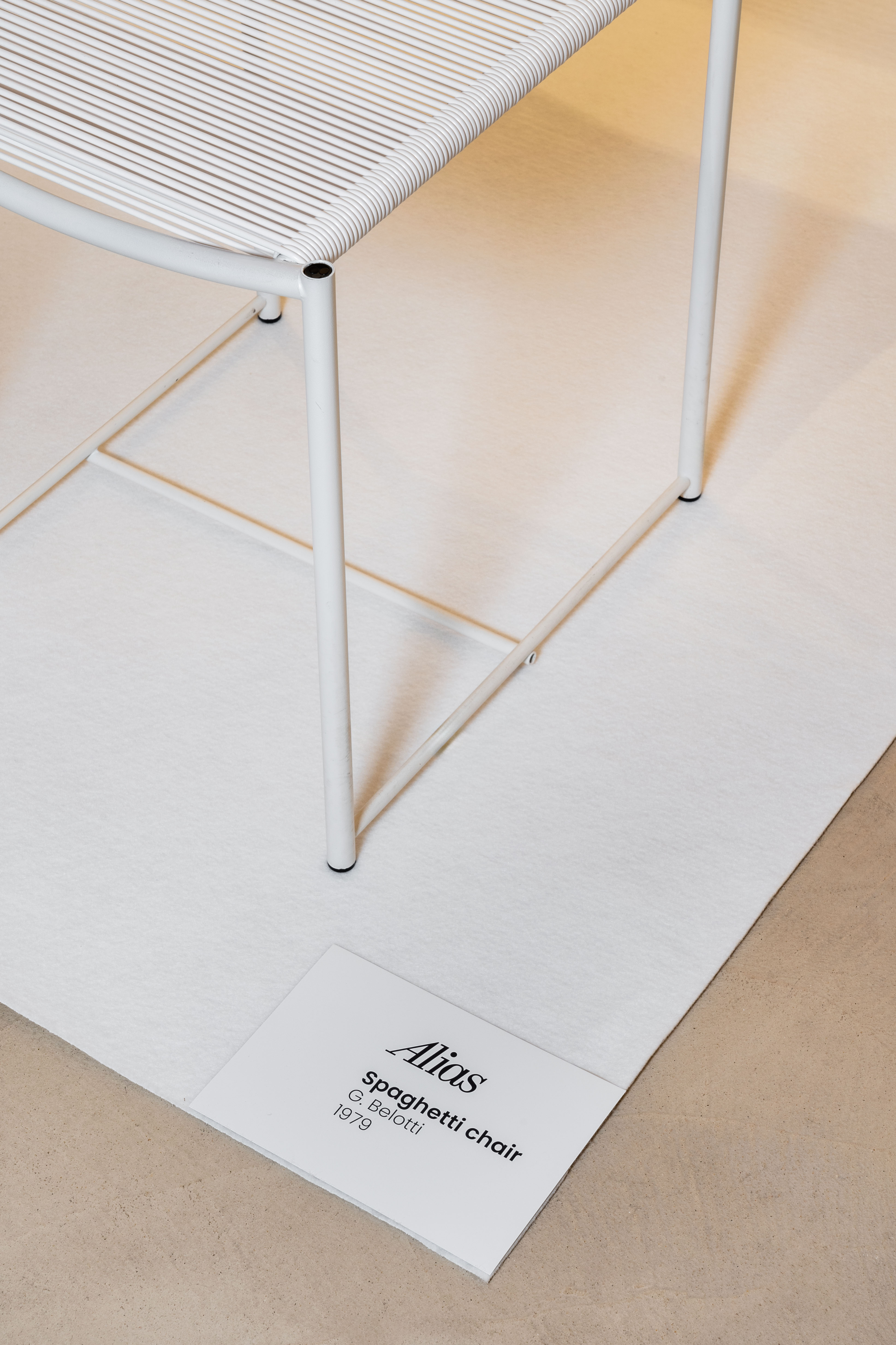 Spaghetti chair designed by Belotti at Ostuni Design Week-end